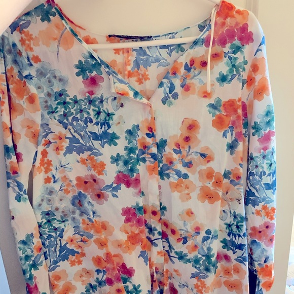 Zara | Tops | Zara Basic Blouse | Poshmark
